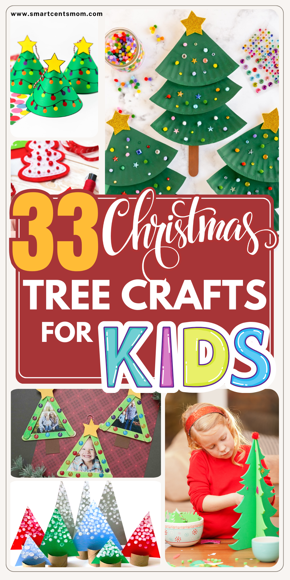 33 Christmas Tree Crafts for Kids: No Fuss, All Fun
