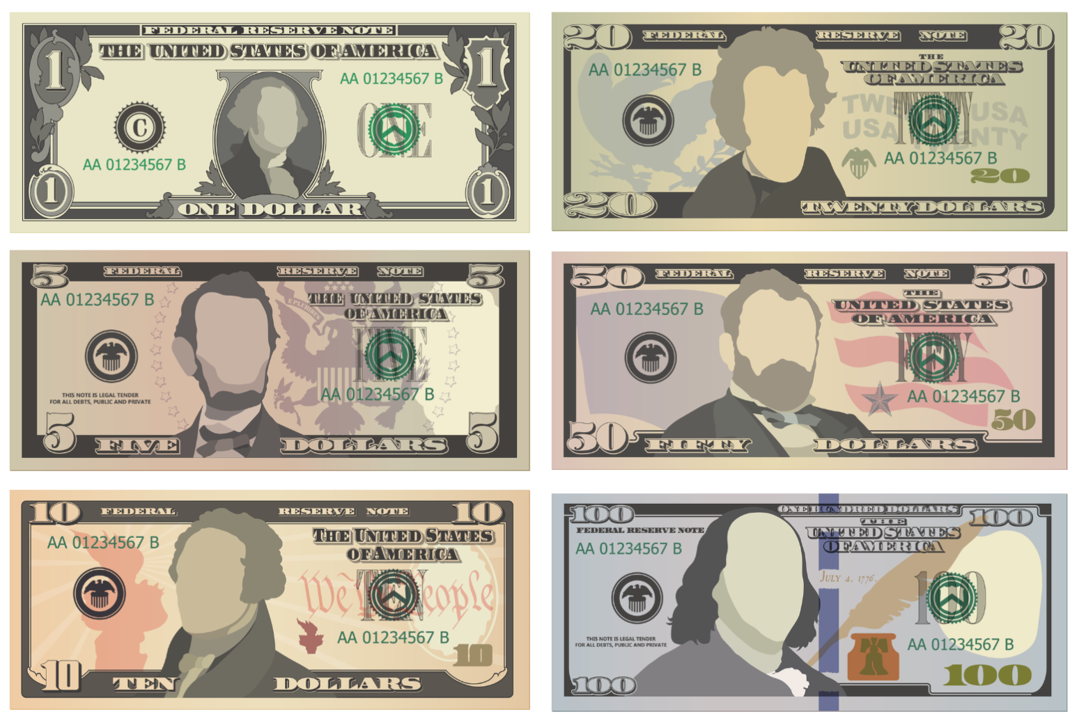 Free Play Money Template Download